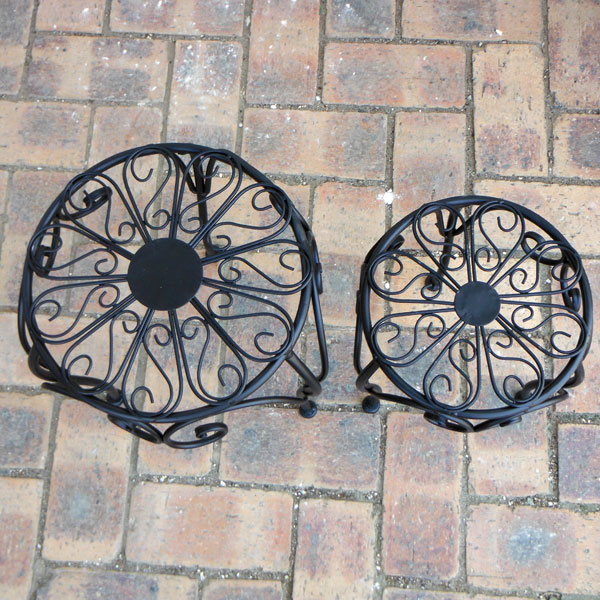 フラワースタンド：花台丸型2個セット（JF15-5320） の通販 | 園芸ネット